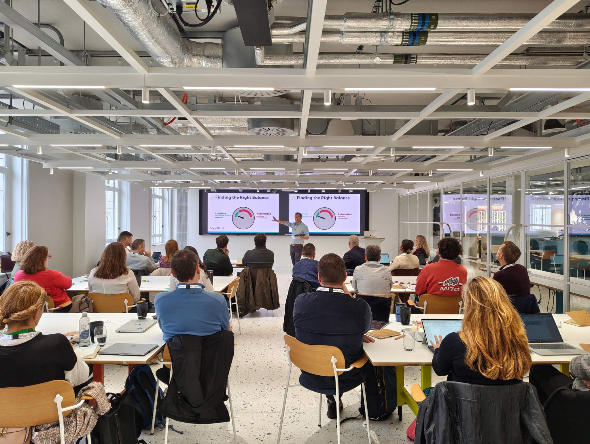 Colleagues gather for sharing and collaboration at the Europe & USA ...